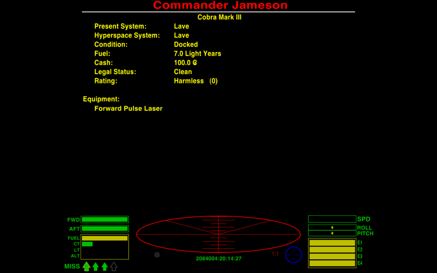 F5 page (commander "jameson": details) - Elite Wiki